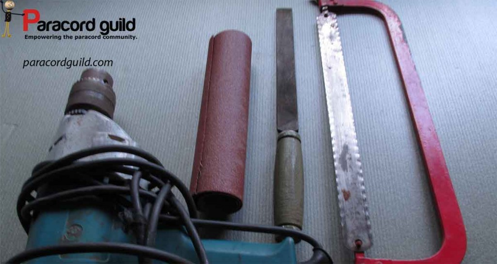 How to make a paracord lacing needle/fid - Paracord guild
