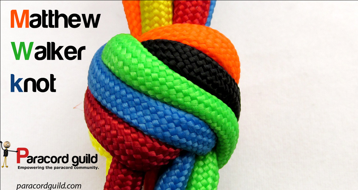 How to tie a Matthew Walker knot - Paracord guild