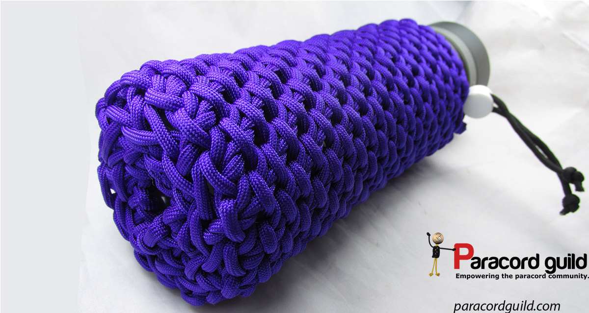 Chain sinnet paracord bottle wrap - Paracord guild