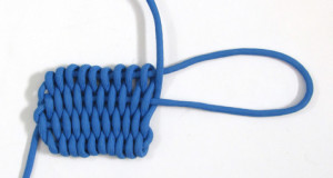 Braided/woven rock sling - Paracord guild