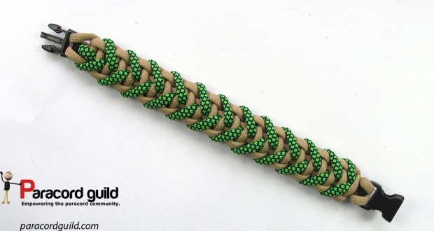 Caged solomon bar paracord bracelet - Paracord guild