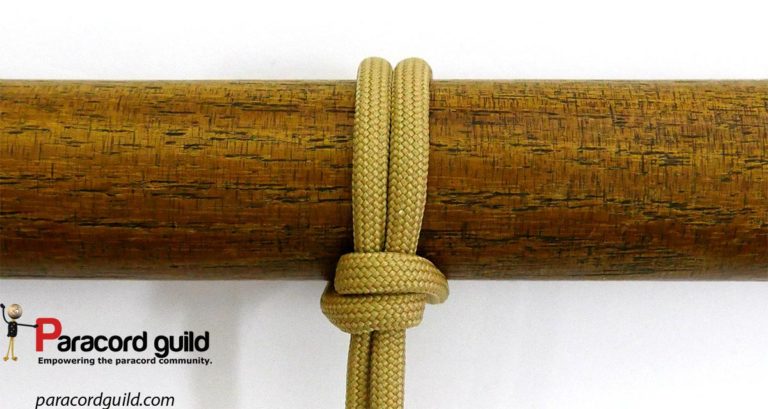 Cow hitch variant- Piwich knot - Paracord guild