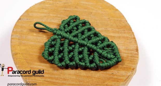 Macrame leaf - Paracord guild